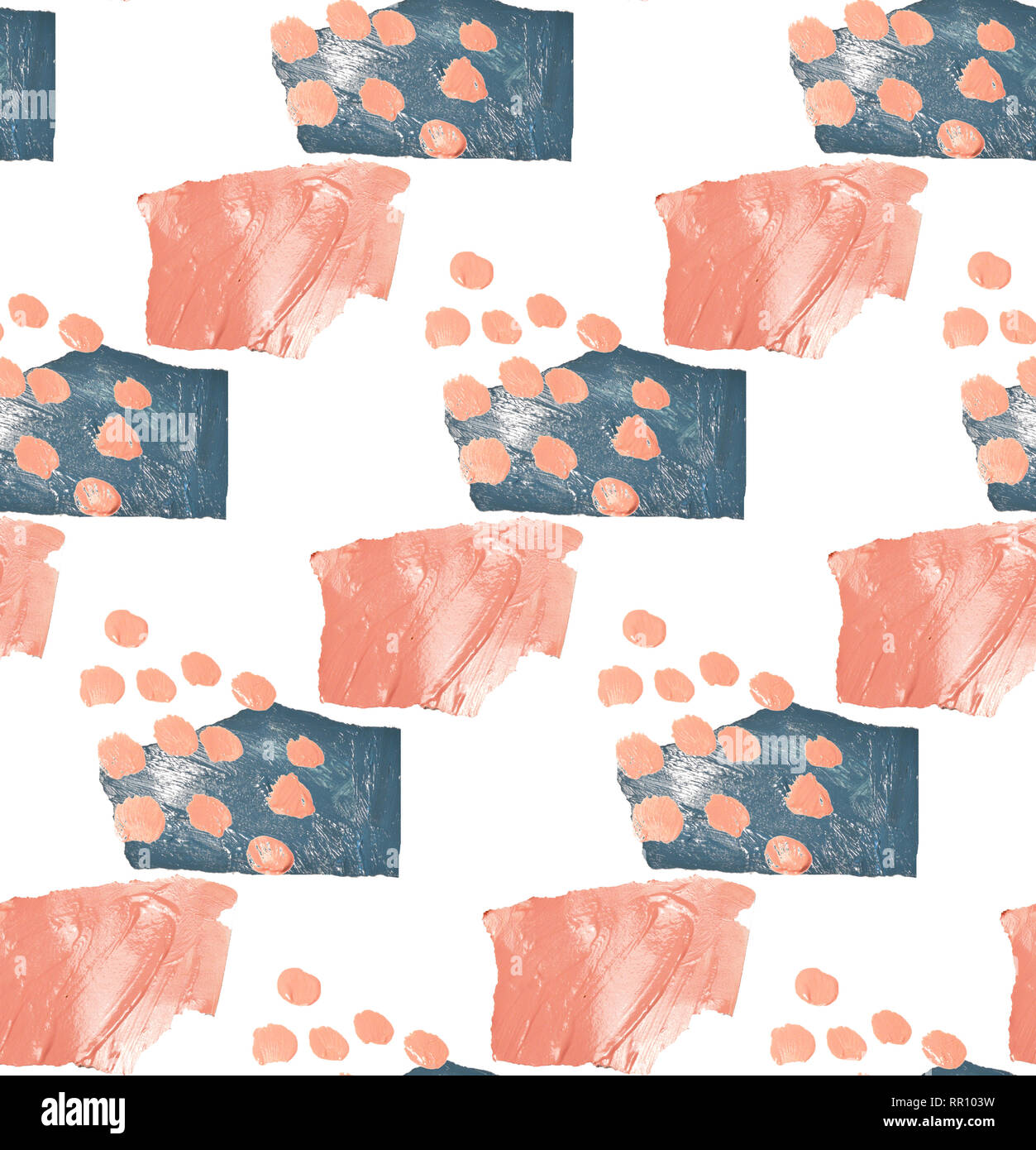 acrylic seamless pattern of spots and lines Stock Photo - Alamy