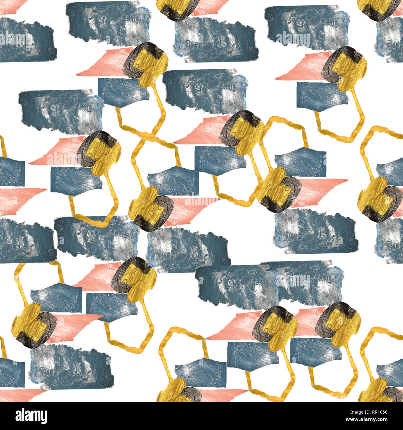 acrylic seamless pattern of spots and lines Stock Photo - Alamy