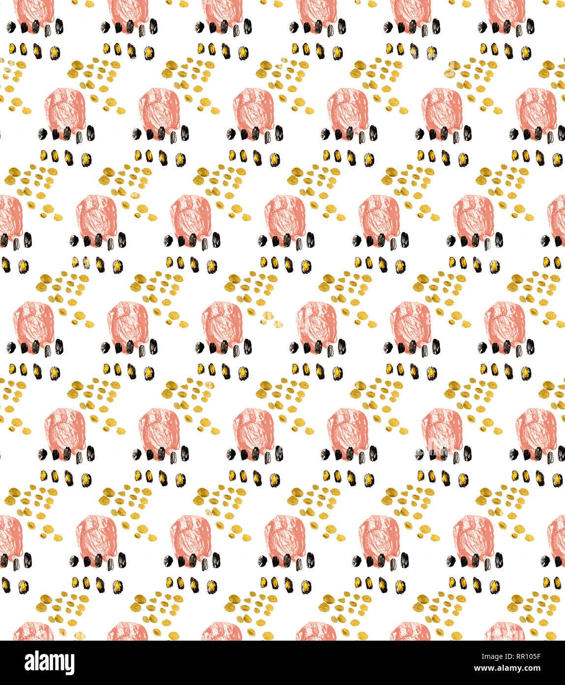 acrylic seamless pattern of spots and lines Stock Photo - Alamy