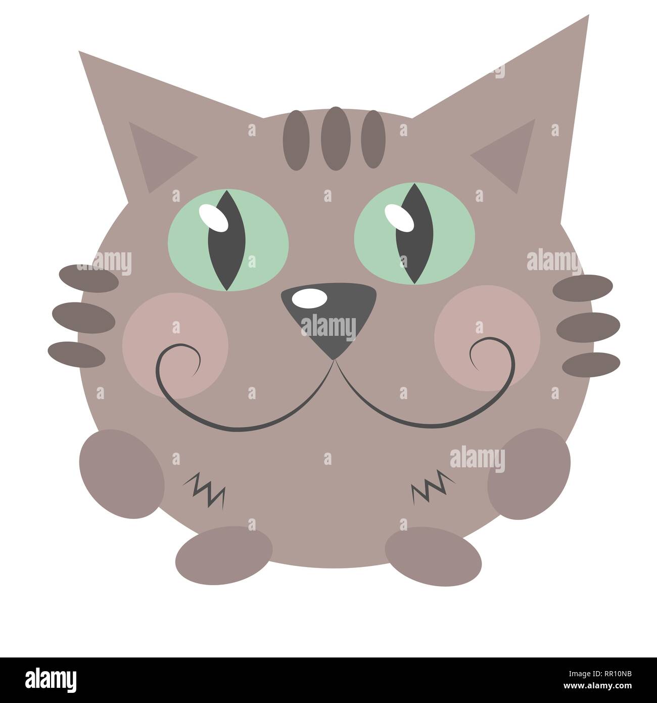 Kitty smiles Stock Vector Images - Alamy