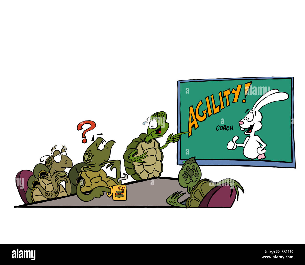 Business agility illustration Cut Out Stock Images & Pictures - Alamy