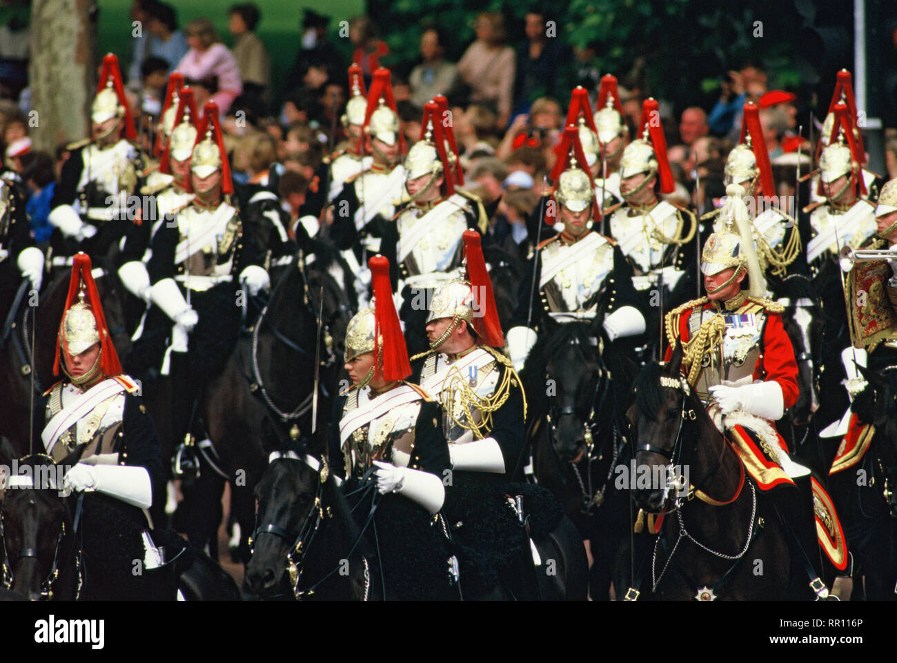 The Royal Horse Guards on parade in London, UK in August 1986 Photo by ...