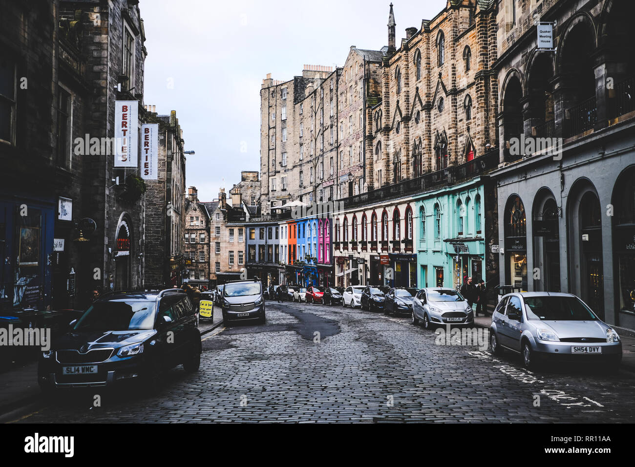 Victoria street scottish architecture hi-res stock photography and ...