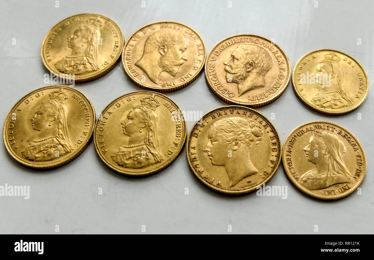 Victorian and georgian coins hi-res stock photography and images - Alamy