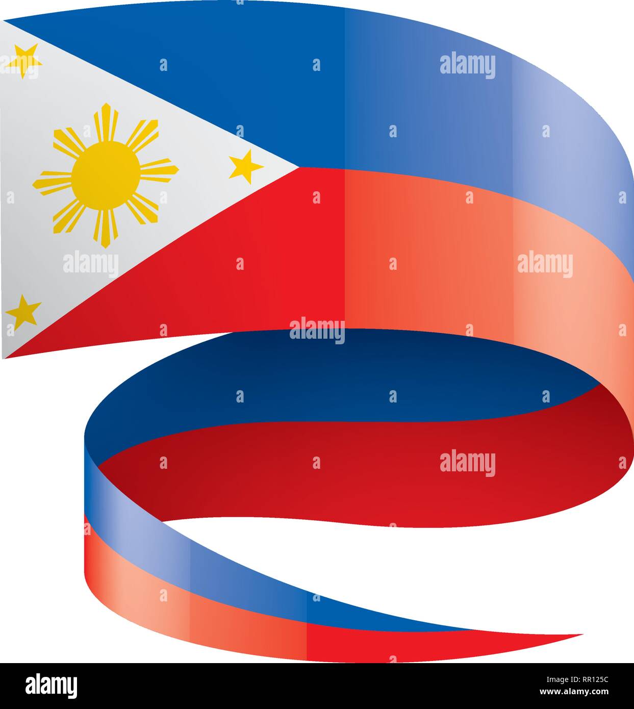 Philippines flag philippine banner on Stock Vector Images - Alamy