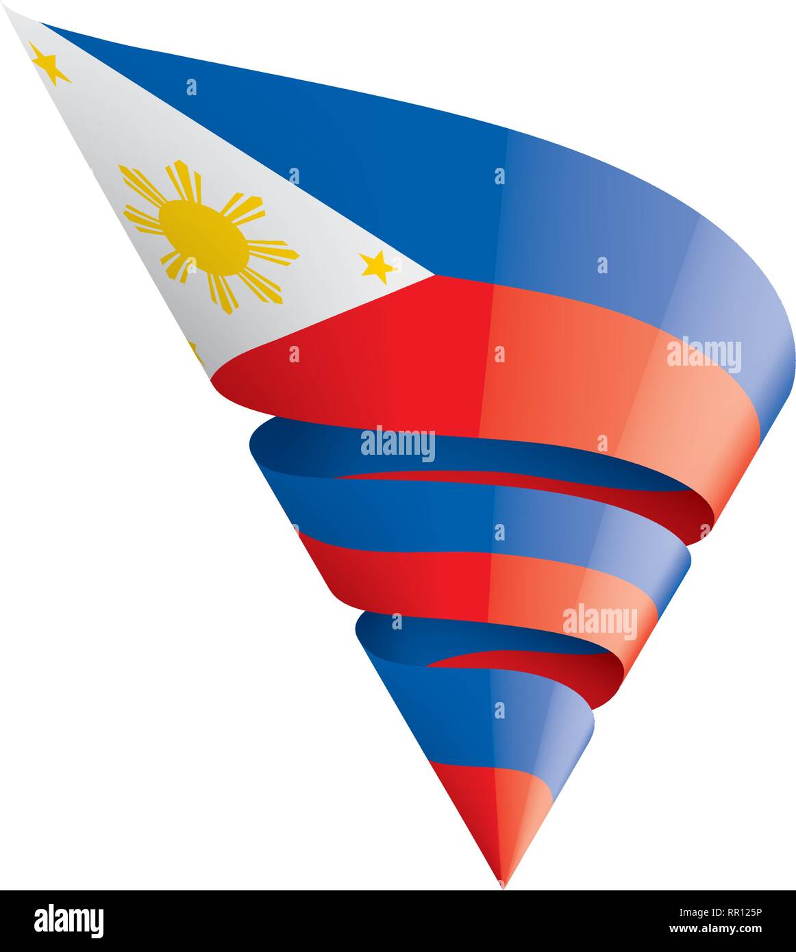 Philippines flag philippine banner on Stock Vector Images - Alamy