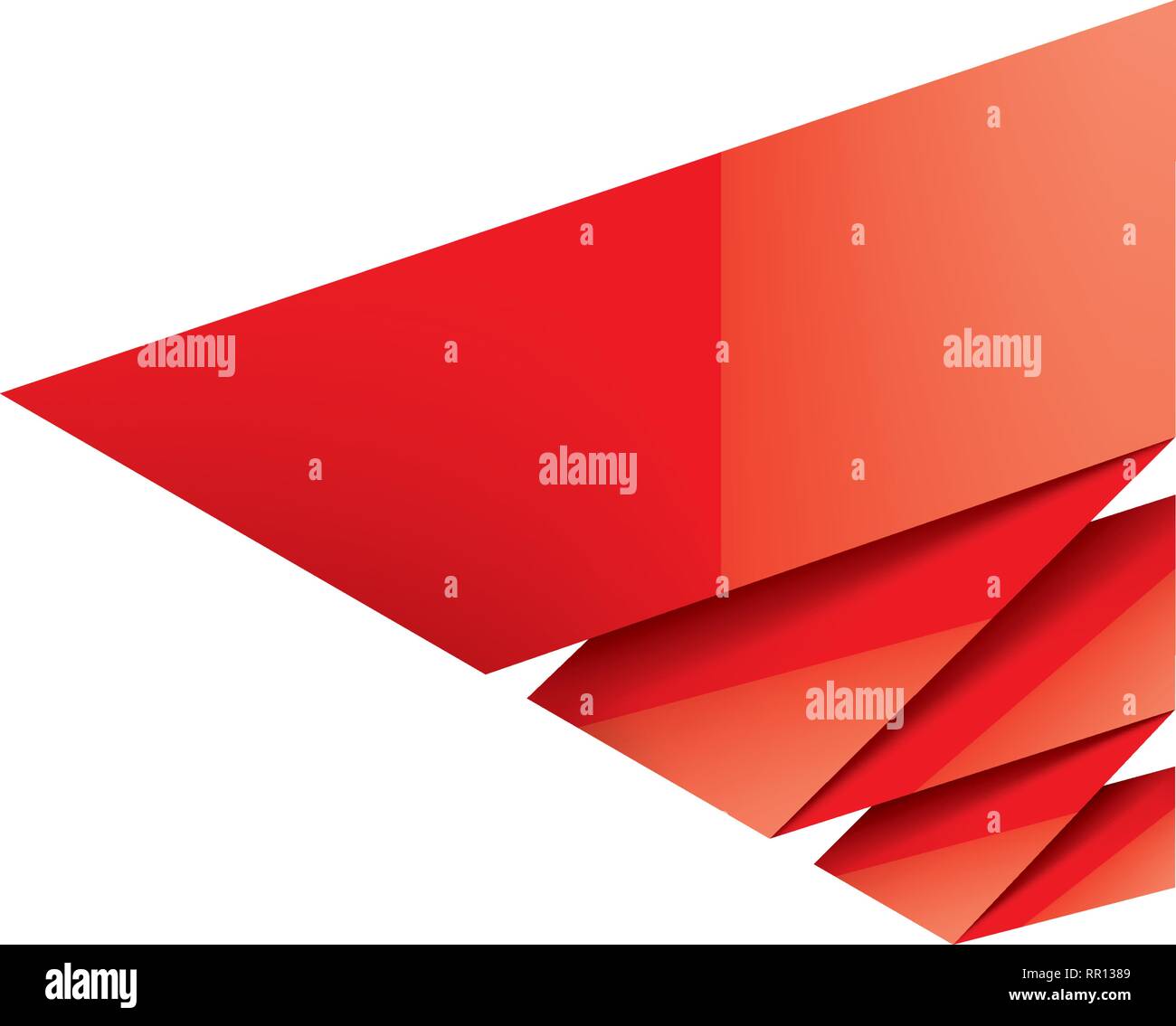 Red sticker on white background. Vector illustration Stock Vector Image ...