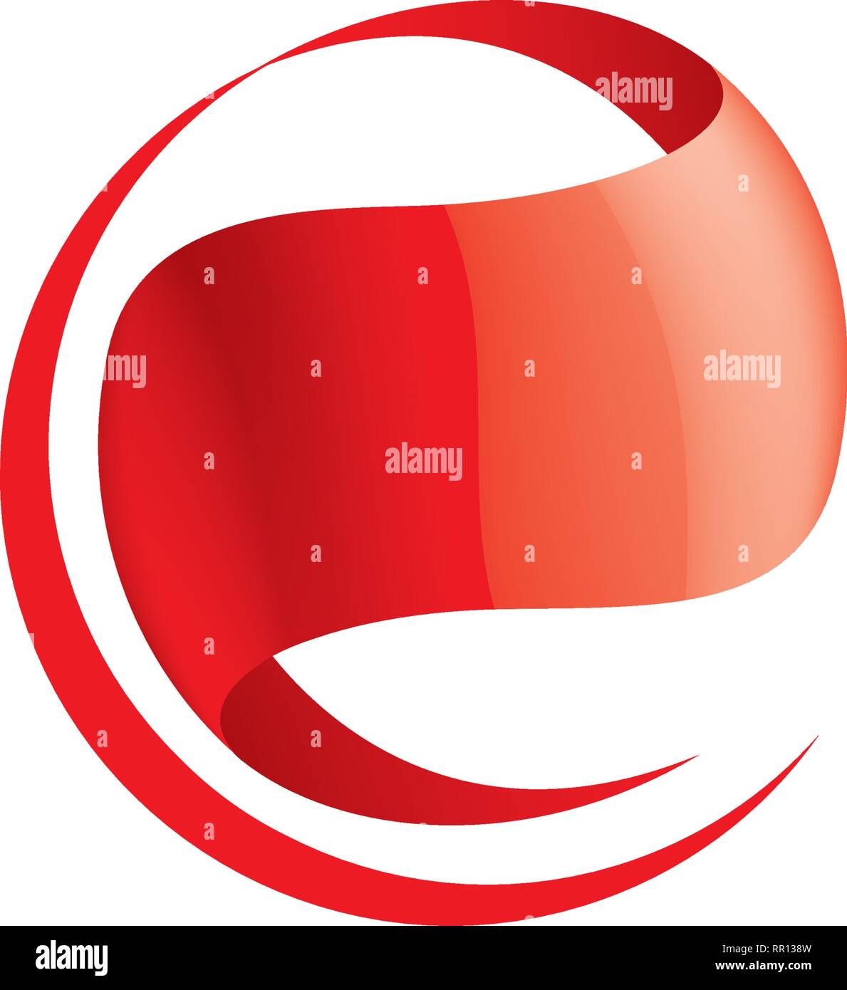 Red sticker on white background. Vector illustration Stock Vector Image ...