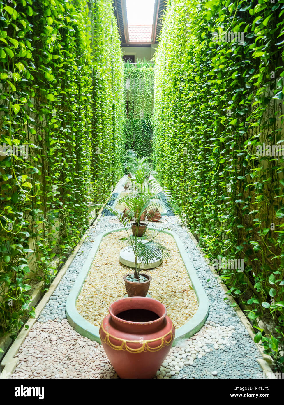 Bali Garden Beautiful Stock Photo - Alamy
