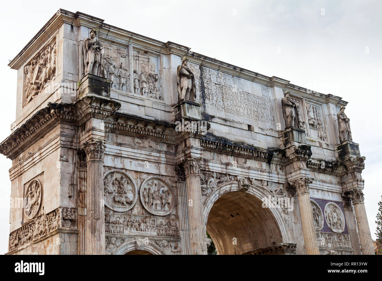 Beautiful picture of roman architecture in Rome, Italy - ruins of ...