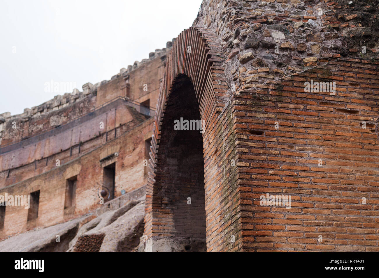 Beautiful picture of roman architecture in Rome, Italy - ruins of ...