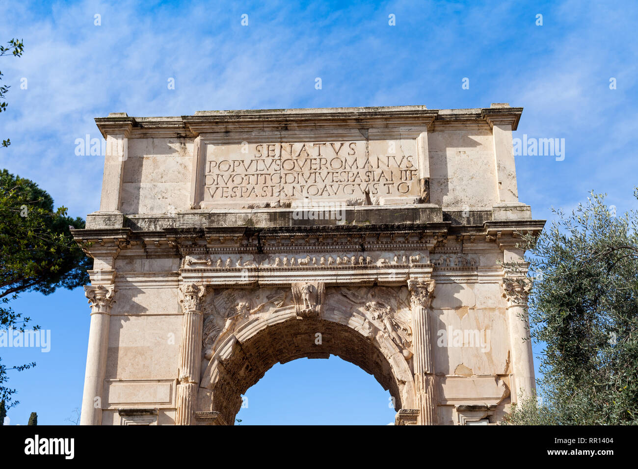 Beautiful picture of roman architecture in Rome, Italy - ruins of ...
