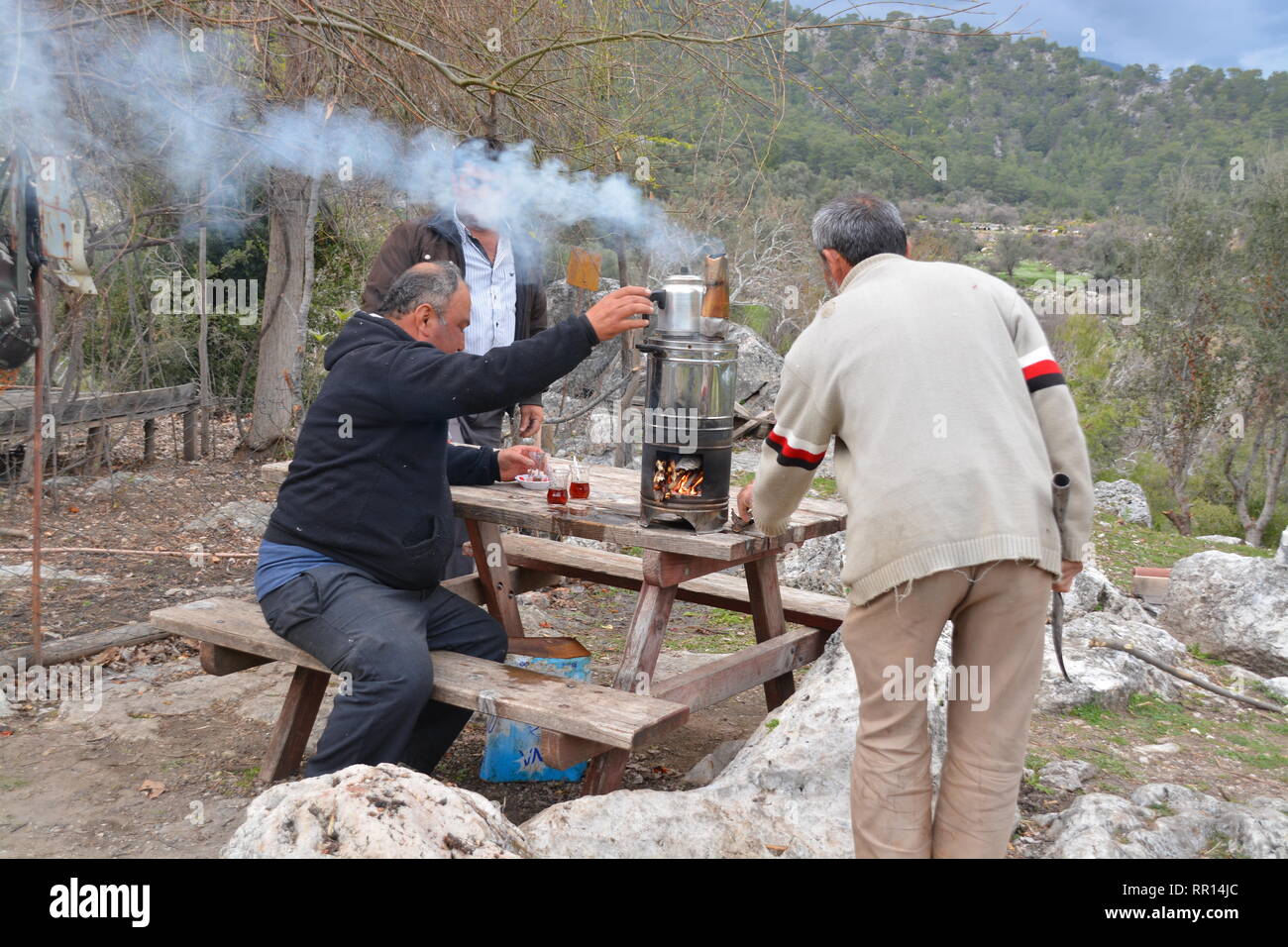 Traditional turkish tea in hi-res stock photography and images - Alamy