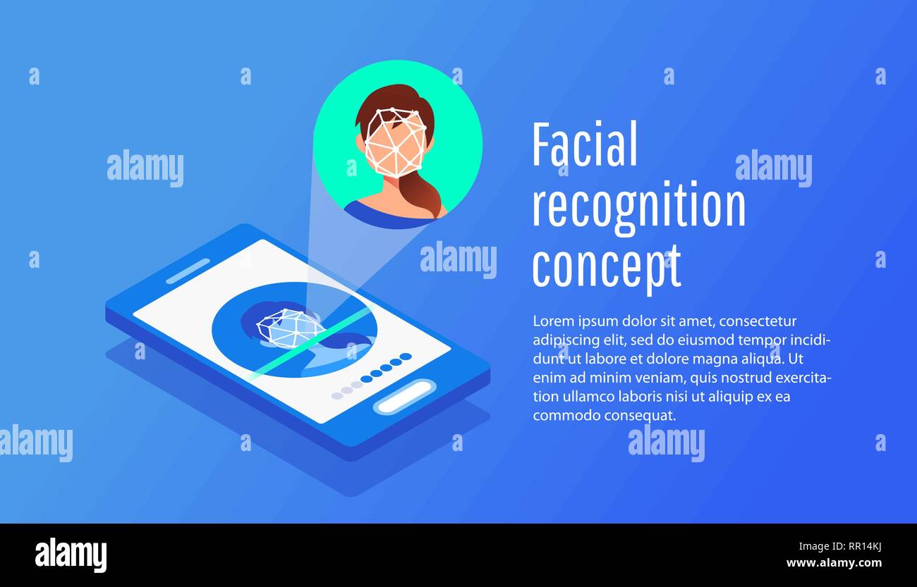 Face id safety Stock Vector Images - Alamy