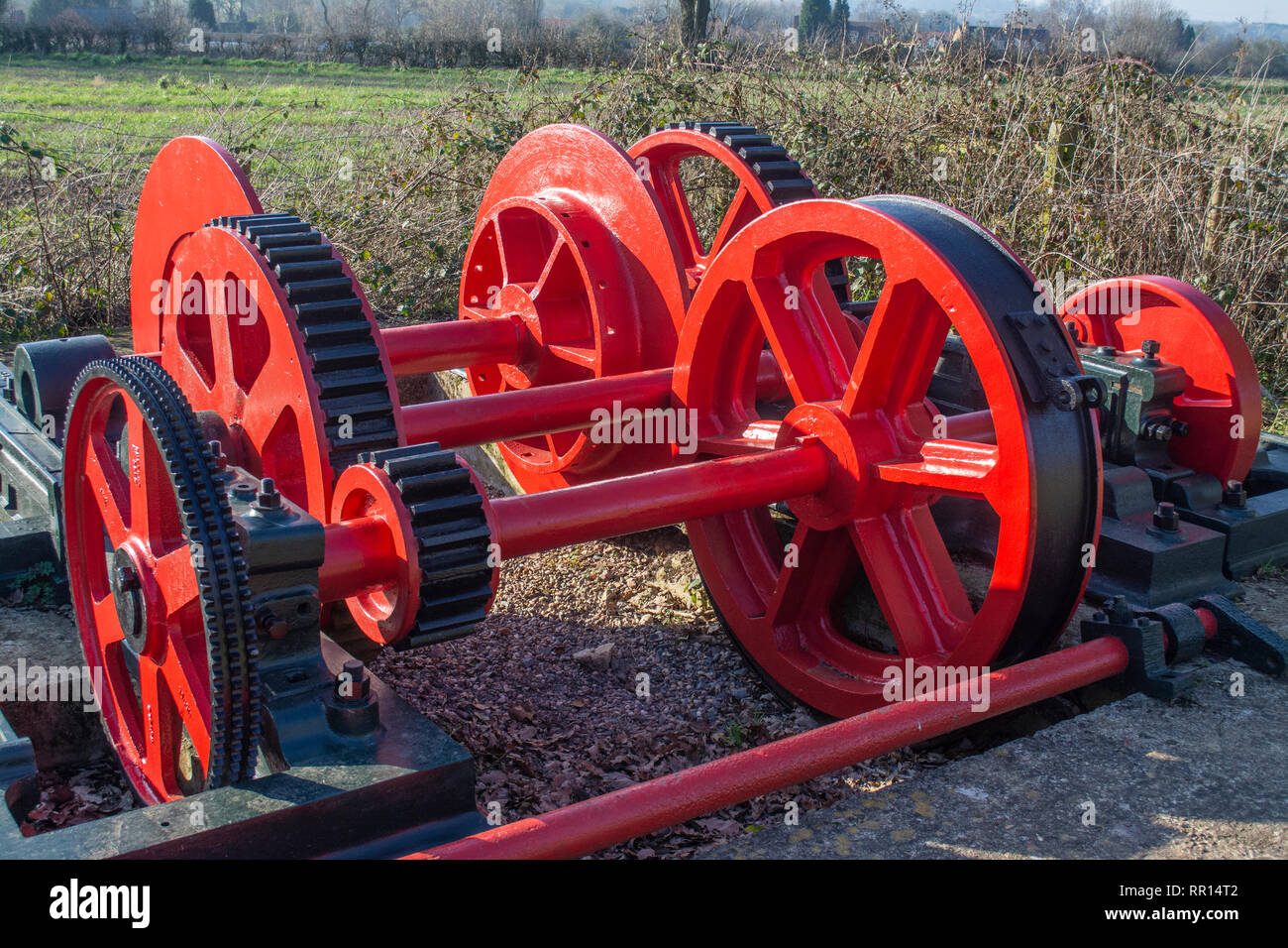Machanics from the Swannington Incline engine room Stock Photo - Alamy