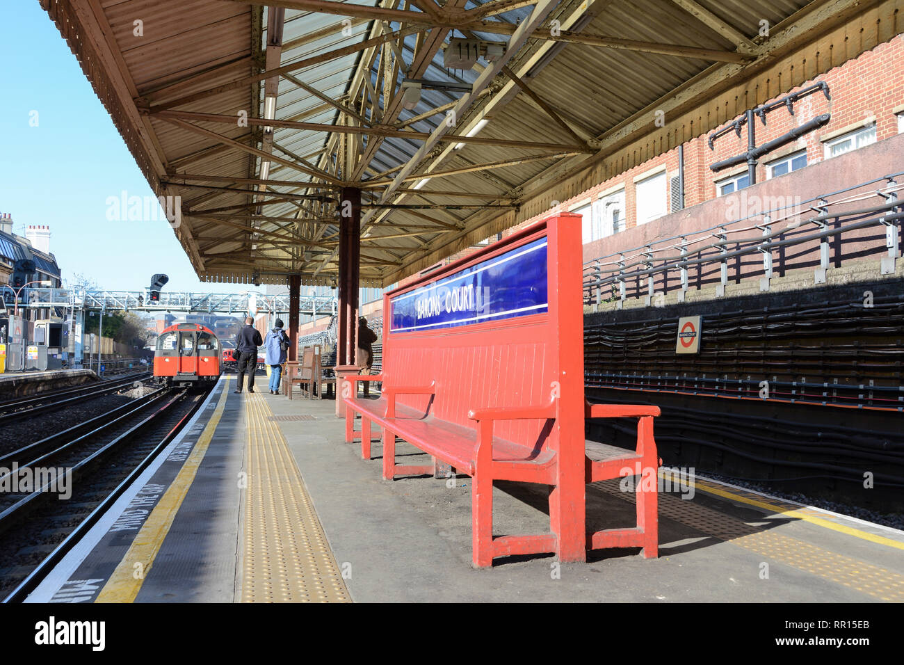 Barons court underground hi-res stock photography and images - Alamy