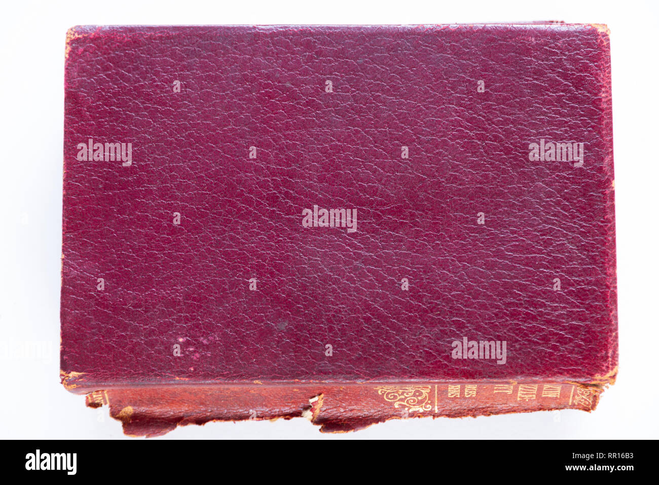 overhead shot of a mottled red hardback edition of Martin Chuzzlewit by ...