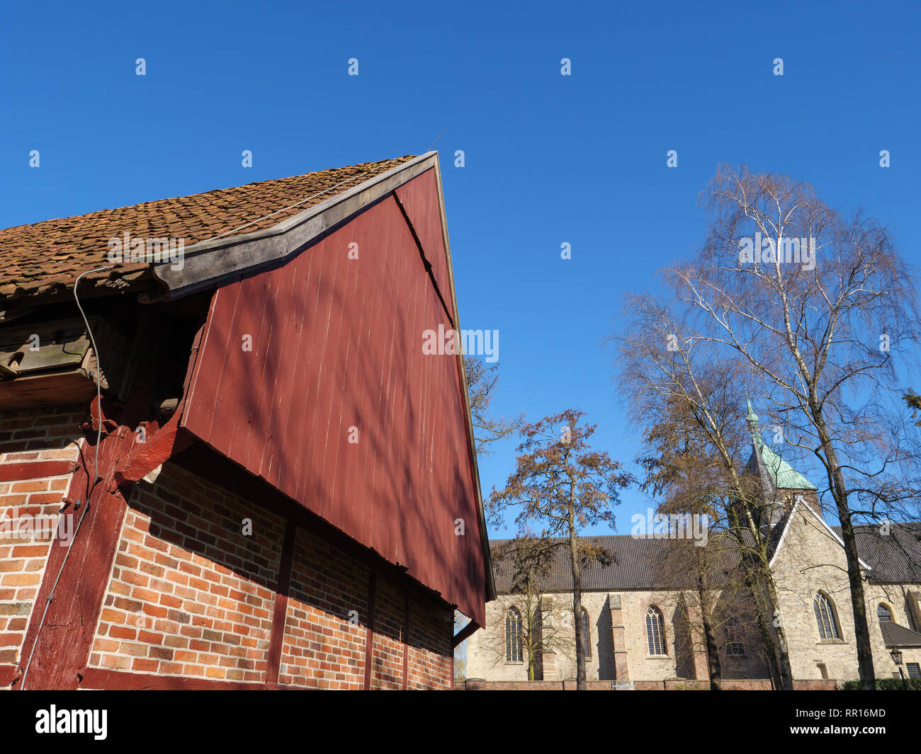 old houses at a river in germany Stock Photo - Alamy