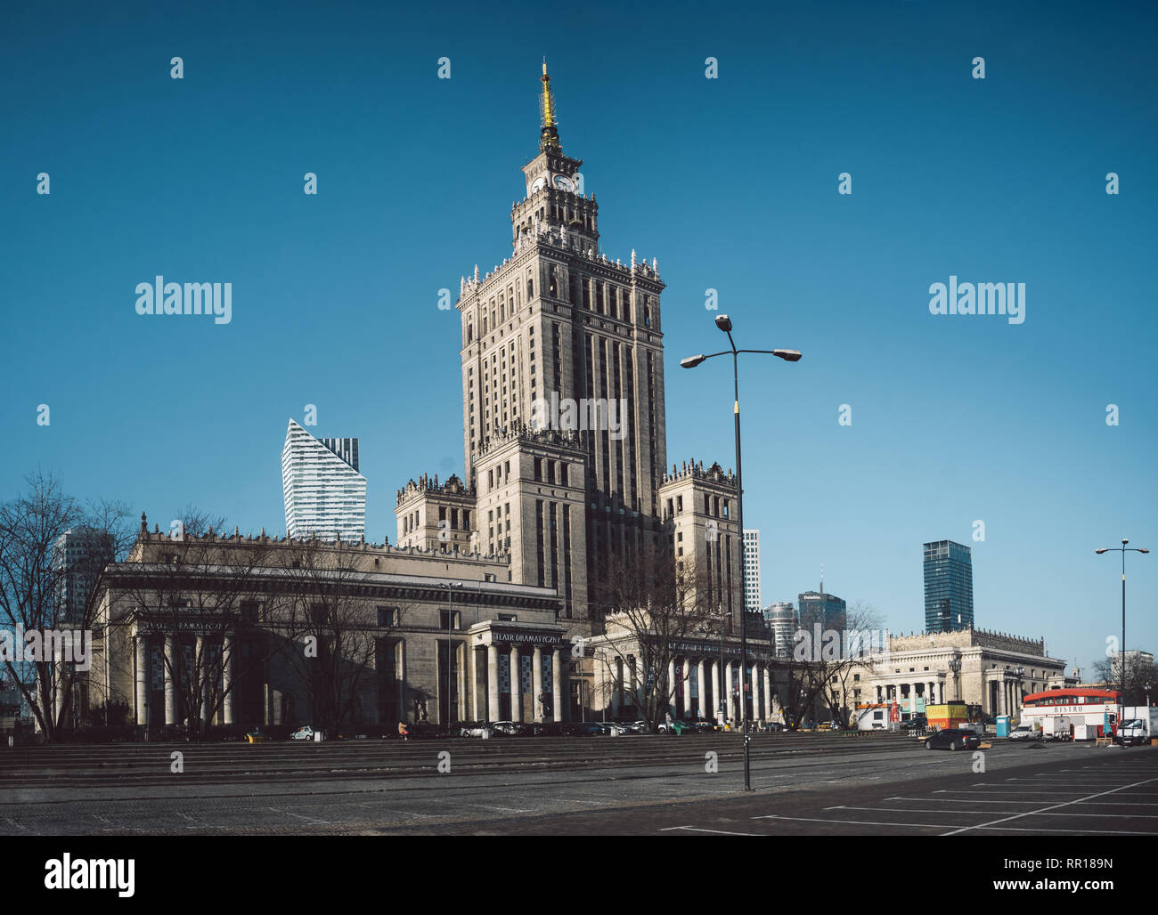 One of the highest building of Europe - Soviet Stalin Palace of Culture ...