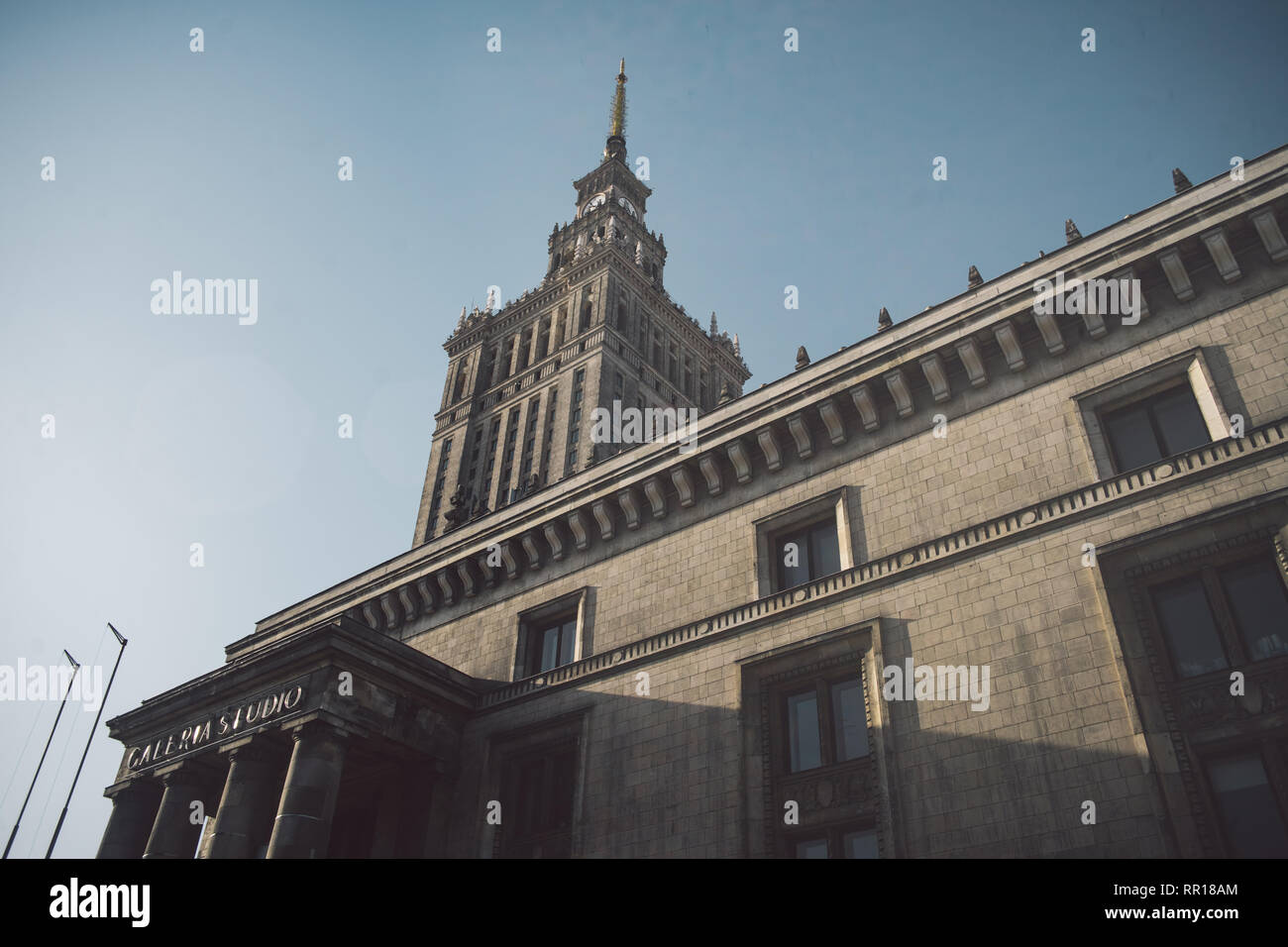 One of the highest building of Europe - Soviet Stalin Palace of Culture ...