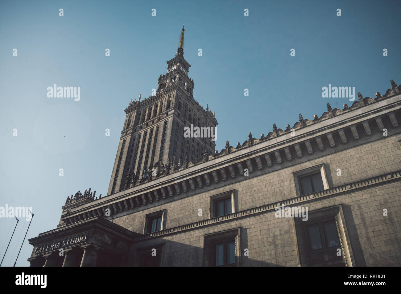 One of the highest building of Europe - Soviet Stalin Palace of Culture ...
