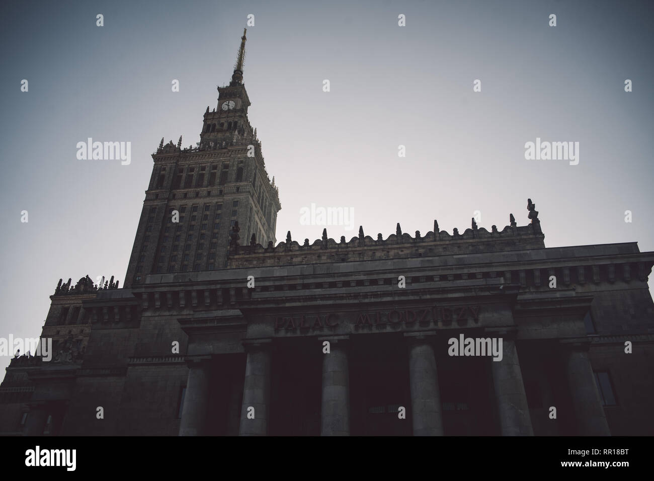 One of the highest building of Europe - Soviet Stalin Palace of Culture ...