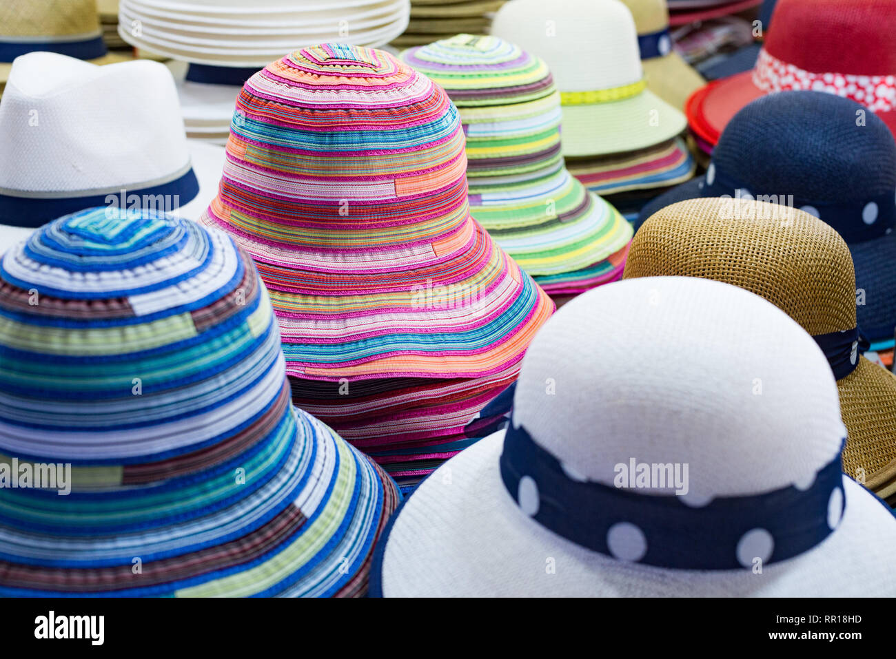 Cotton fabric different colours hi-res stock photography and images - Alamy