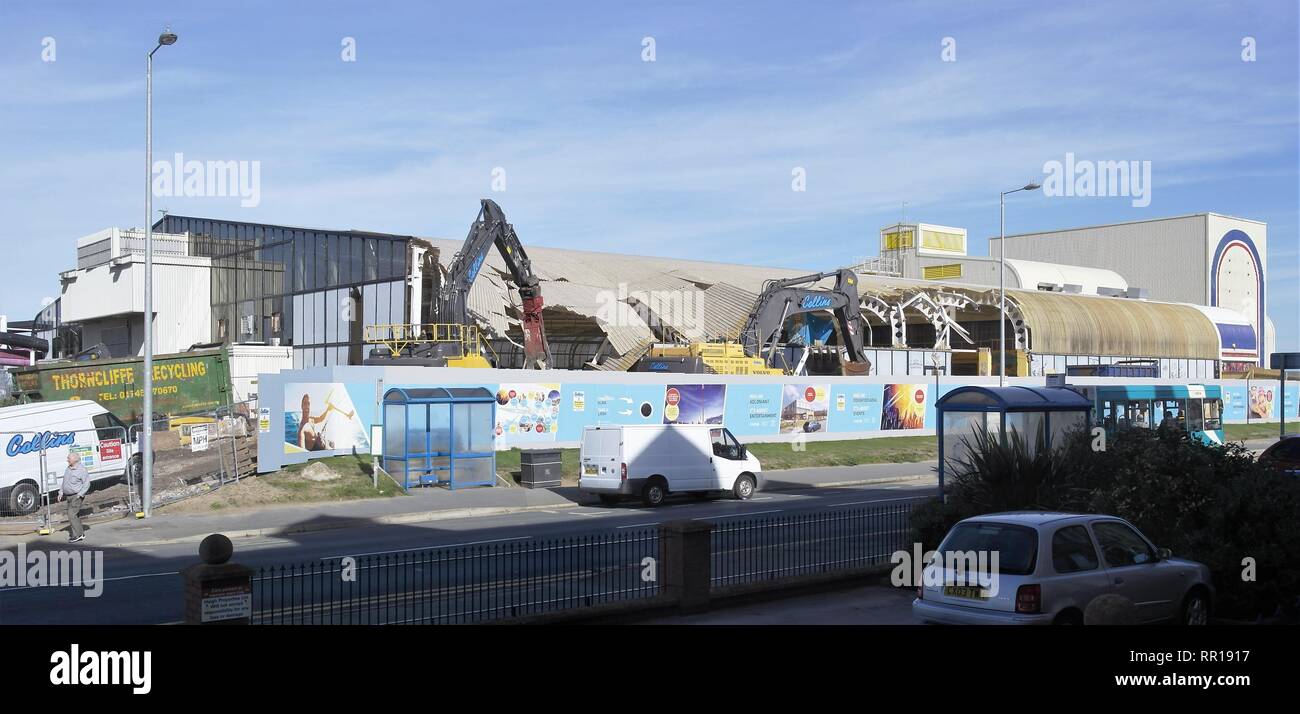 Rhyl,Uk The Iconic Rhyl Suncentre being demolished in the summer of ...