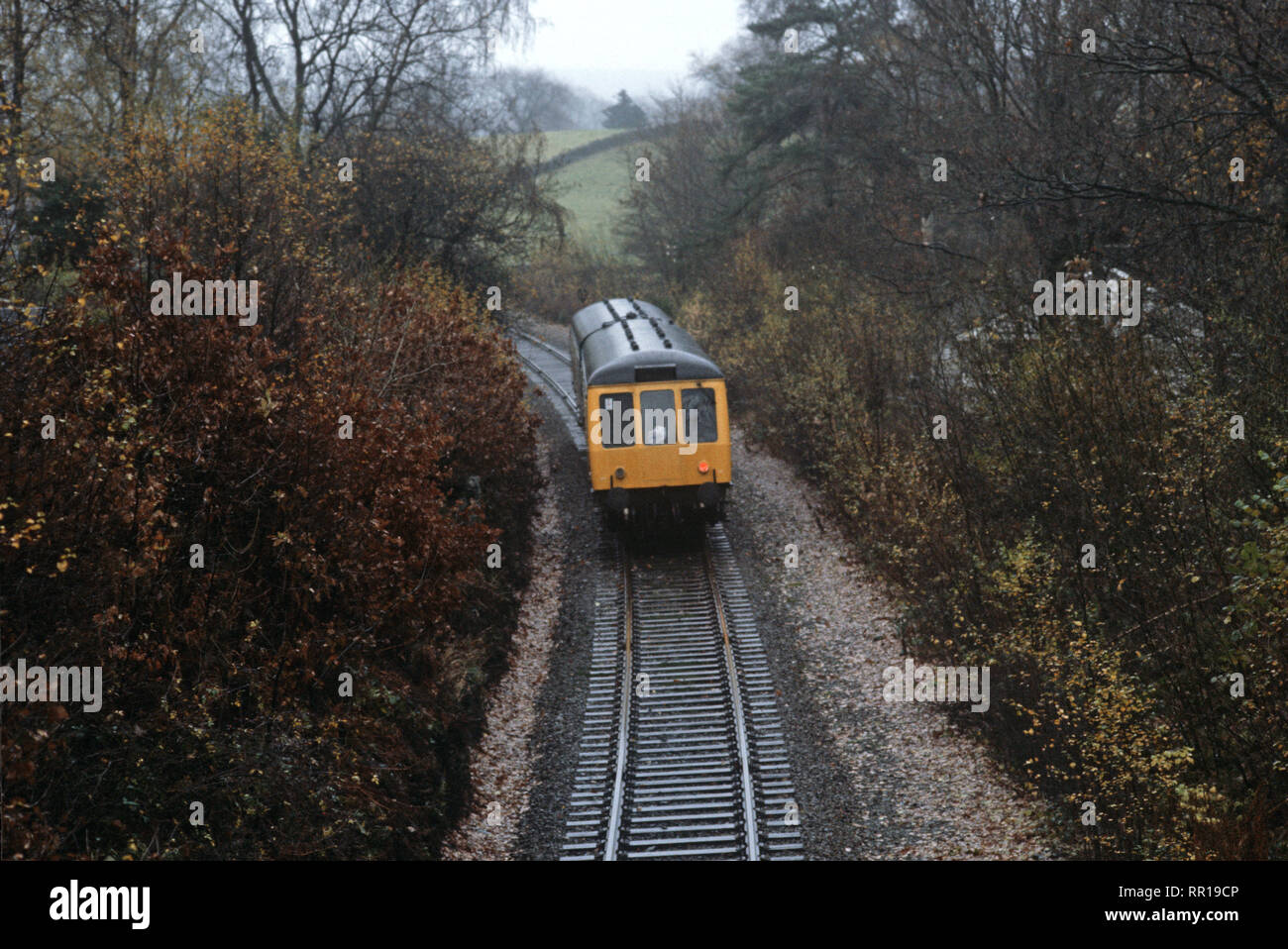 British Rail Diesel Multiple Unit train on the Oxenholme to Windermere ...