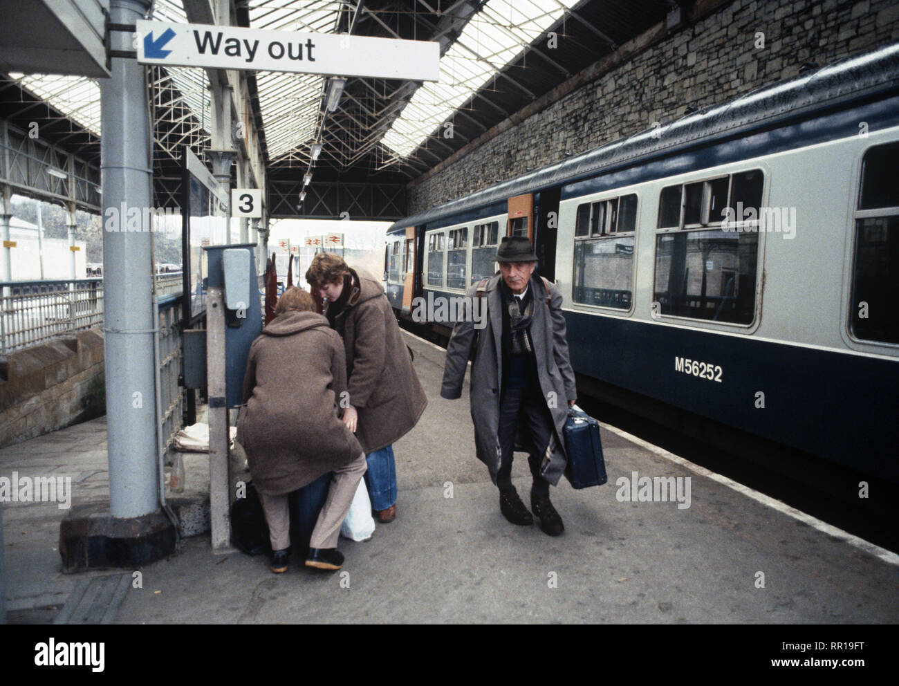 British Rail Windermere railway station on the Oxenholme to Windermere ...