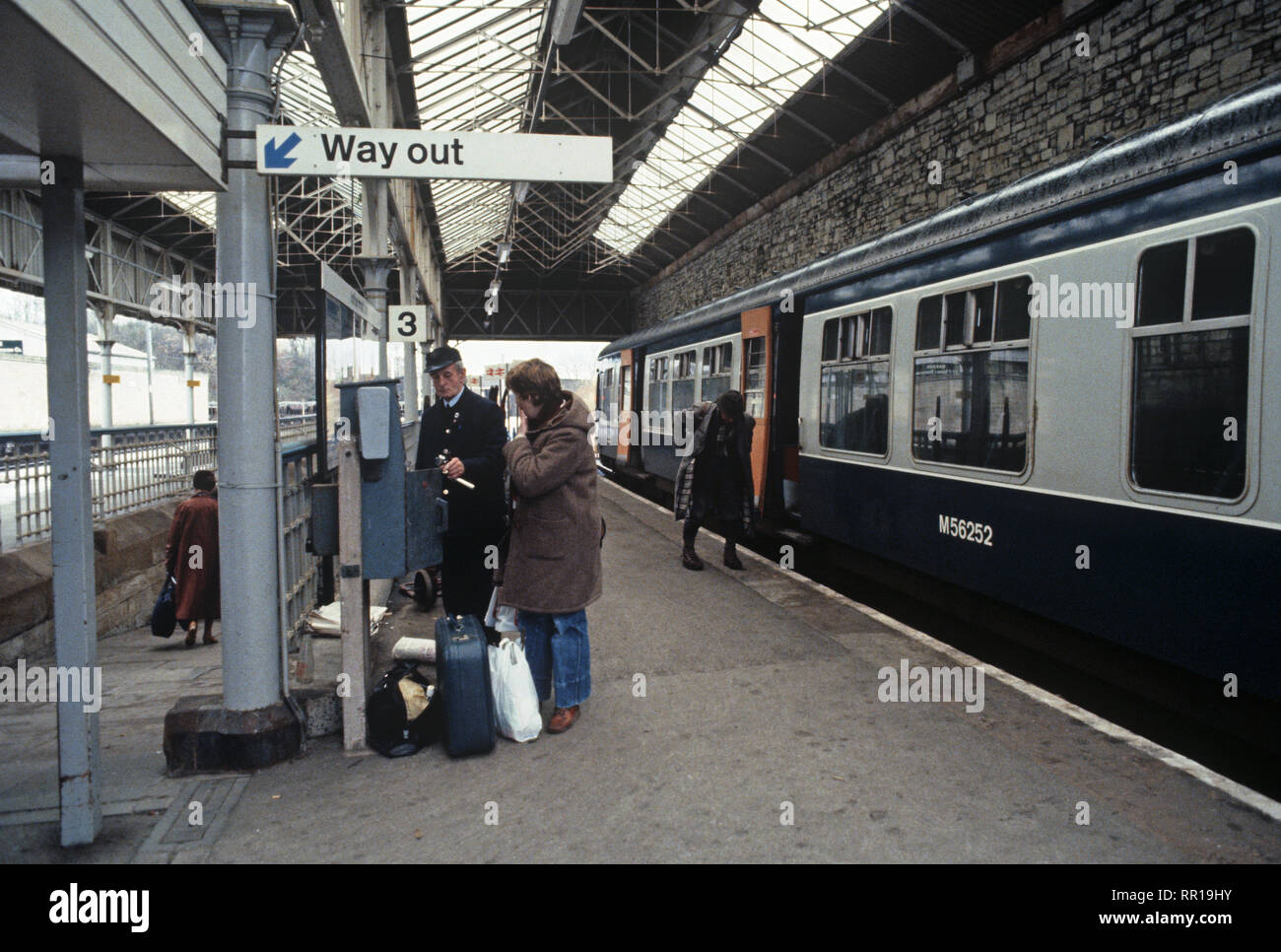 British Rail Windermere railway station on the Oxenholme to Windermere ...