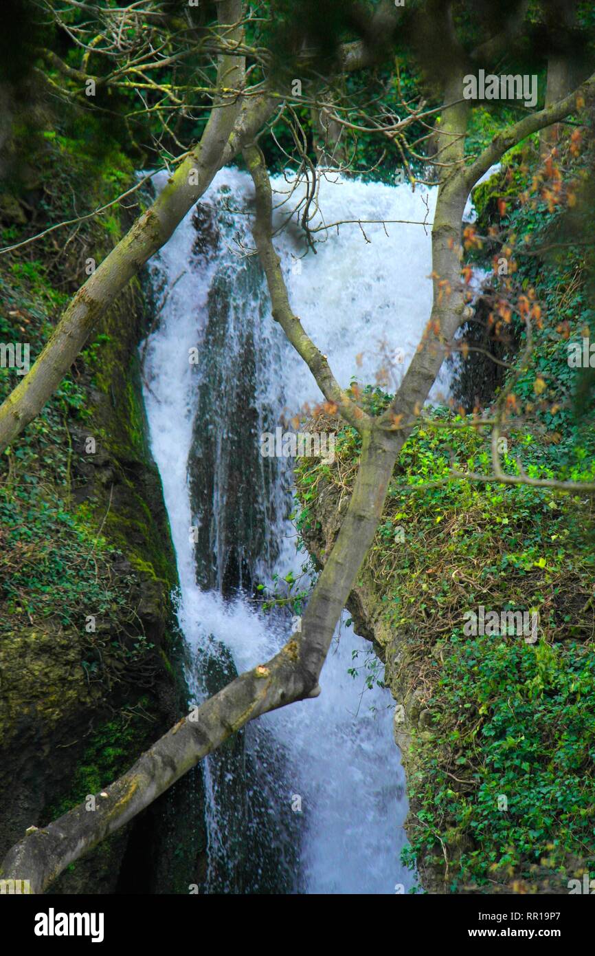 Dyserth,Uk Dyserth waterfalls knows as the jewell of north wales credit ...
