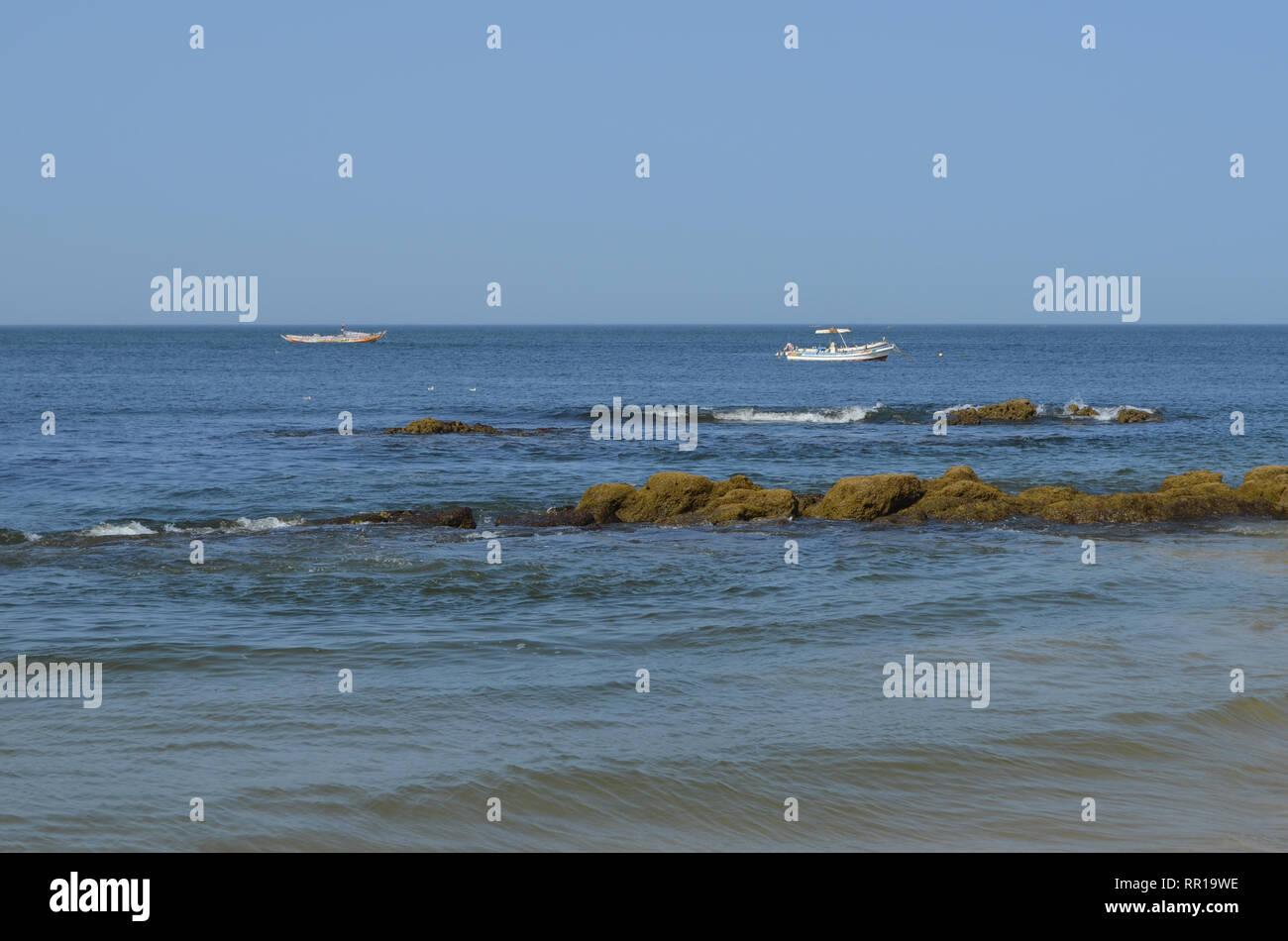 Ngaparou, a small coastal community in the Petite Cote of Senegal Stock ...