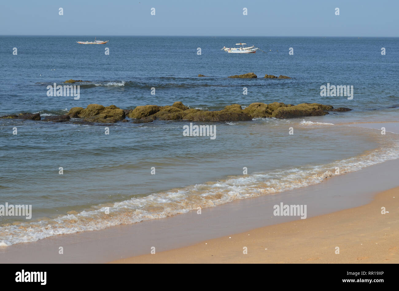 Ngaparou, a small coastal community in the Petite Cote of Senegal Stock ...