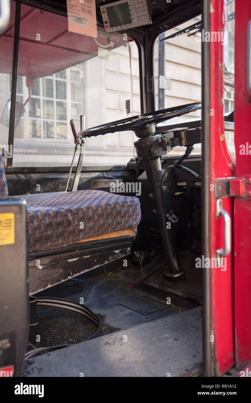 London Double Decker Bus Interior High Resolution Stock Photography and ...