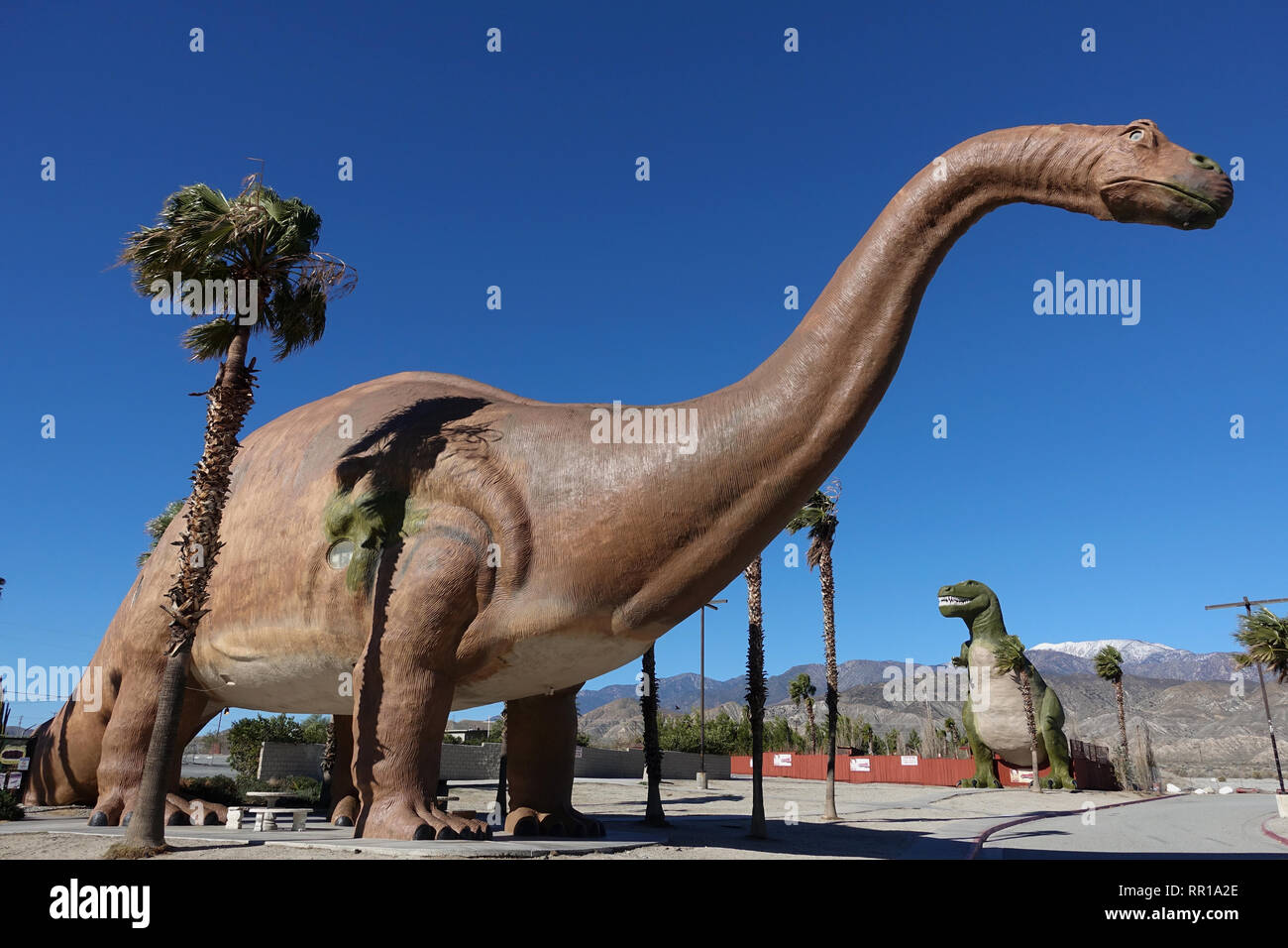 Cabazon Dinosaurs is a roadside attraction in Cabazon, California, featuring two enormous ...