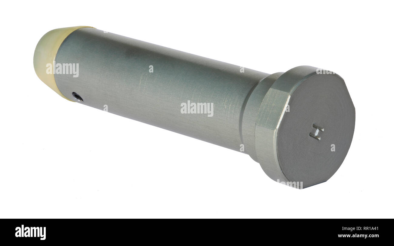 Heavy buffer weight for an AR-15 isolated on white Stock Photo - Alamy