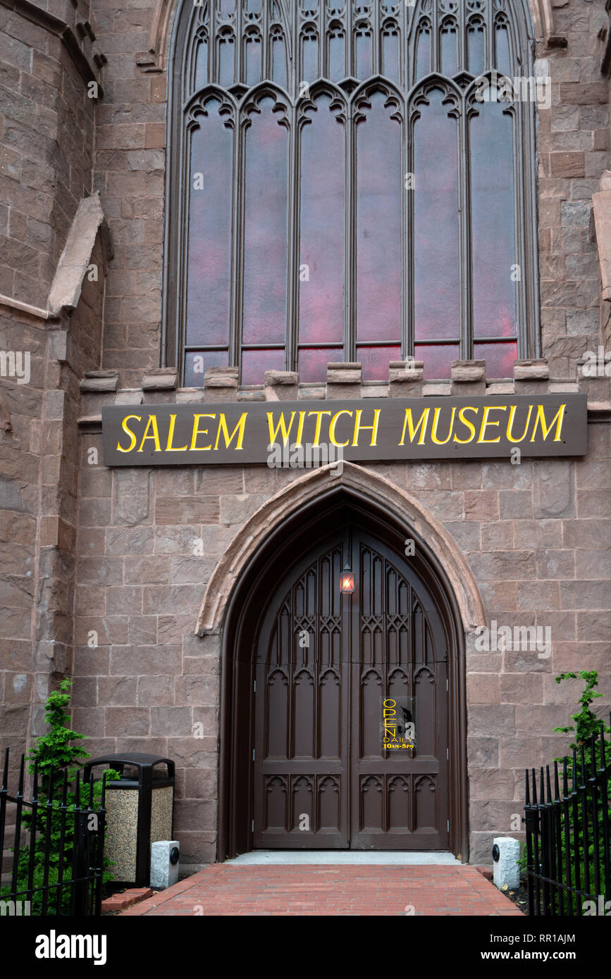 Salem Massachusetts Witch Trial Memorial Stock Photo - Alamy