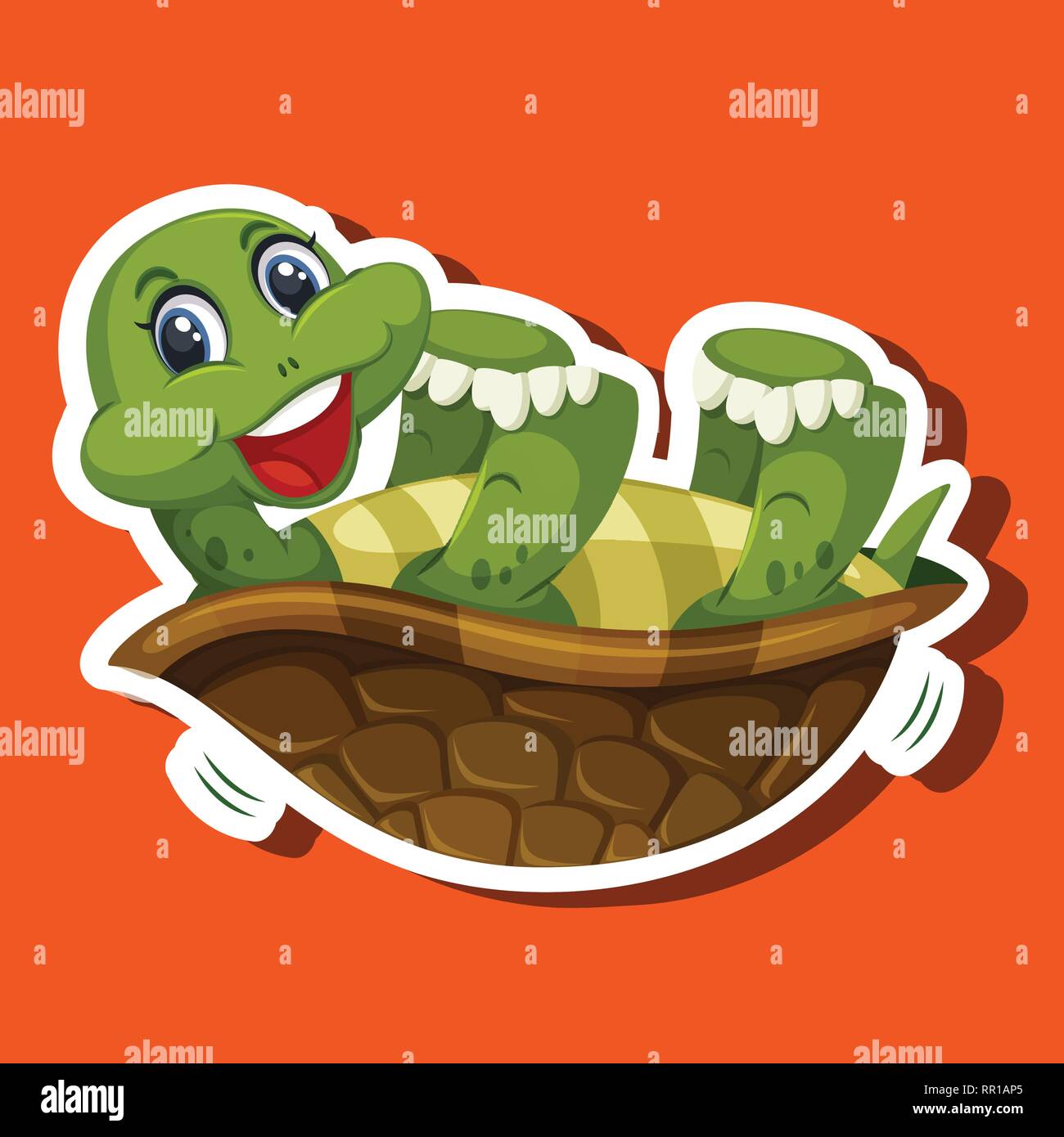 A simple turtle character illustration Stock Vector Image & Art - Alamy