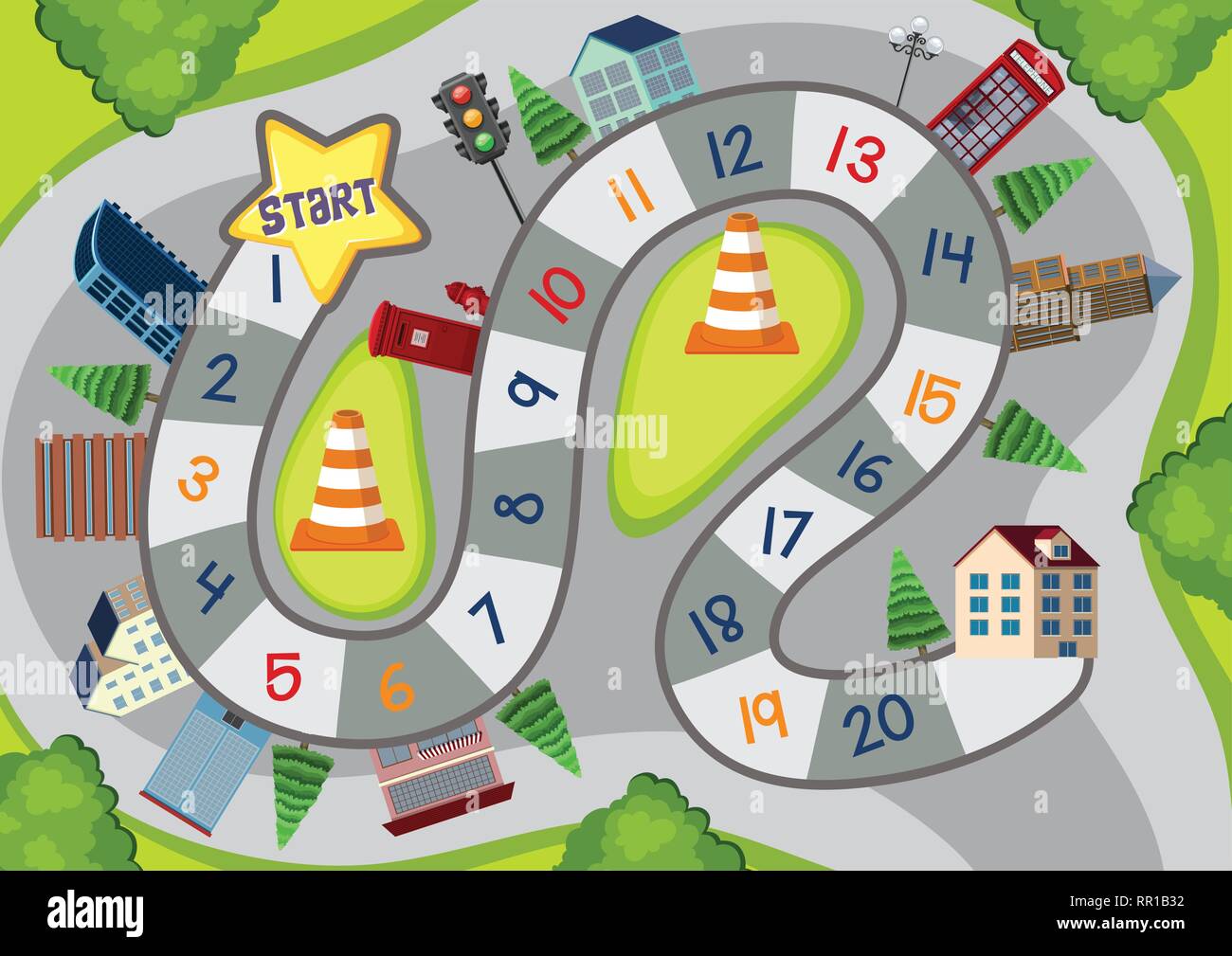 Finish town Stock Vector Images - Alamy