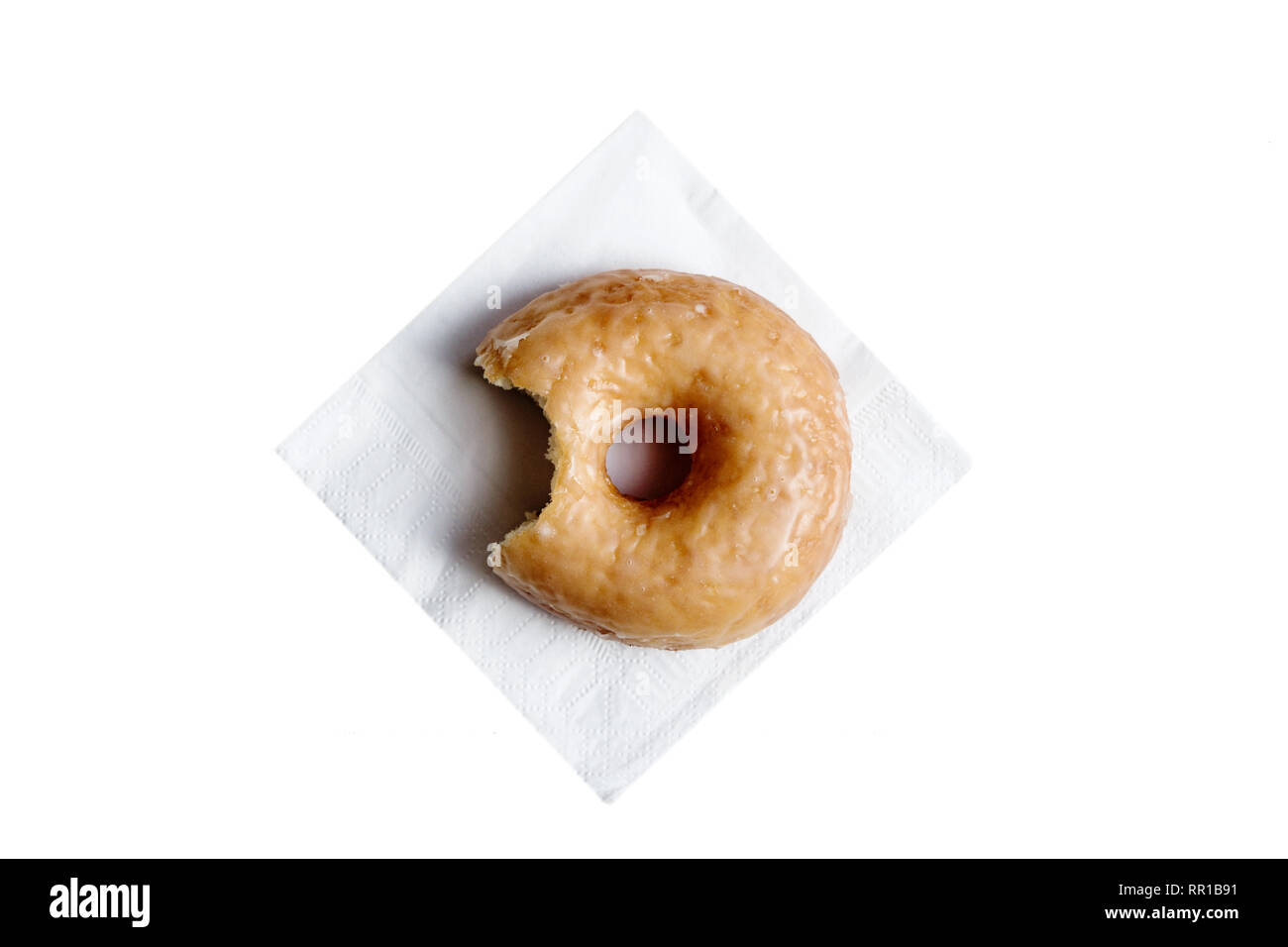 Bite missing from donut hi-res stock photography and images - Alamy