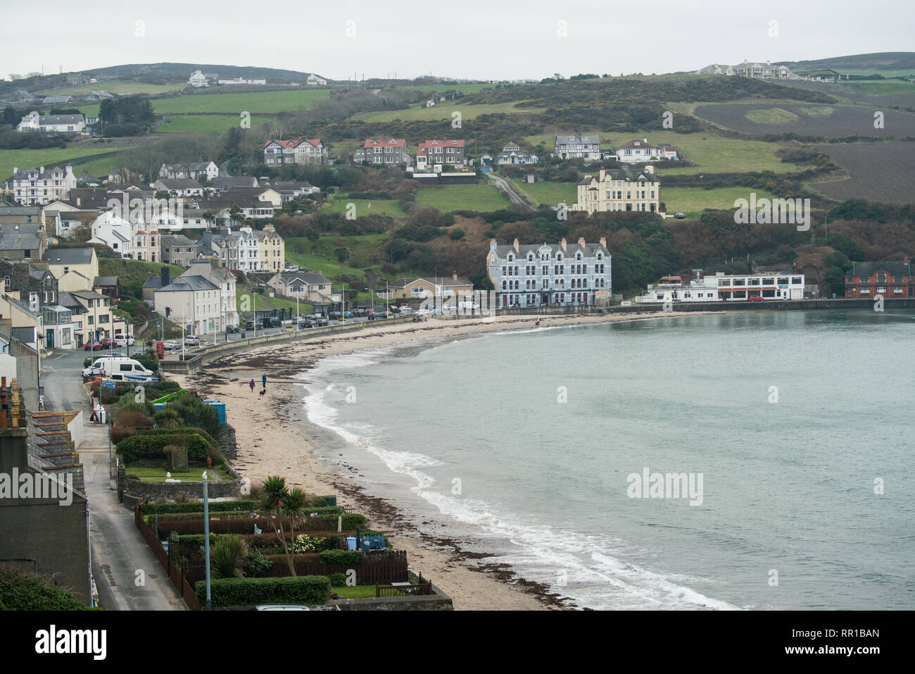 Life in Port Erin Isle of Man Stock Photo - Alamy