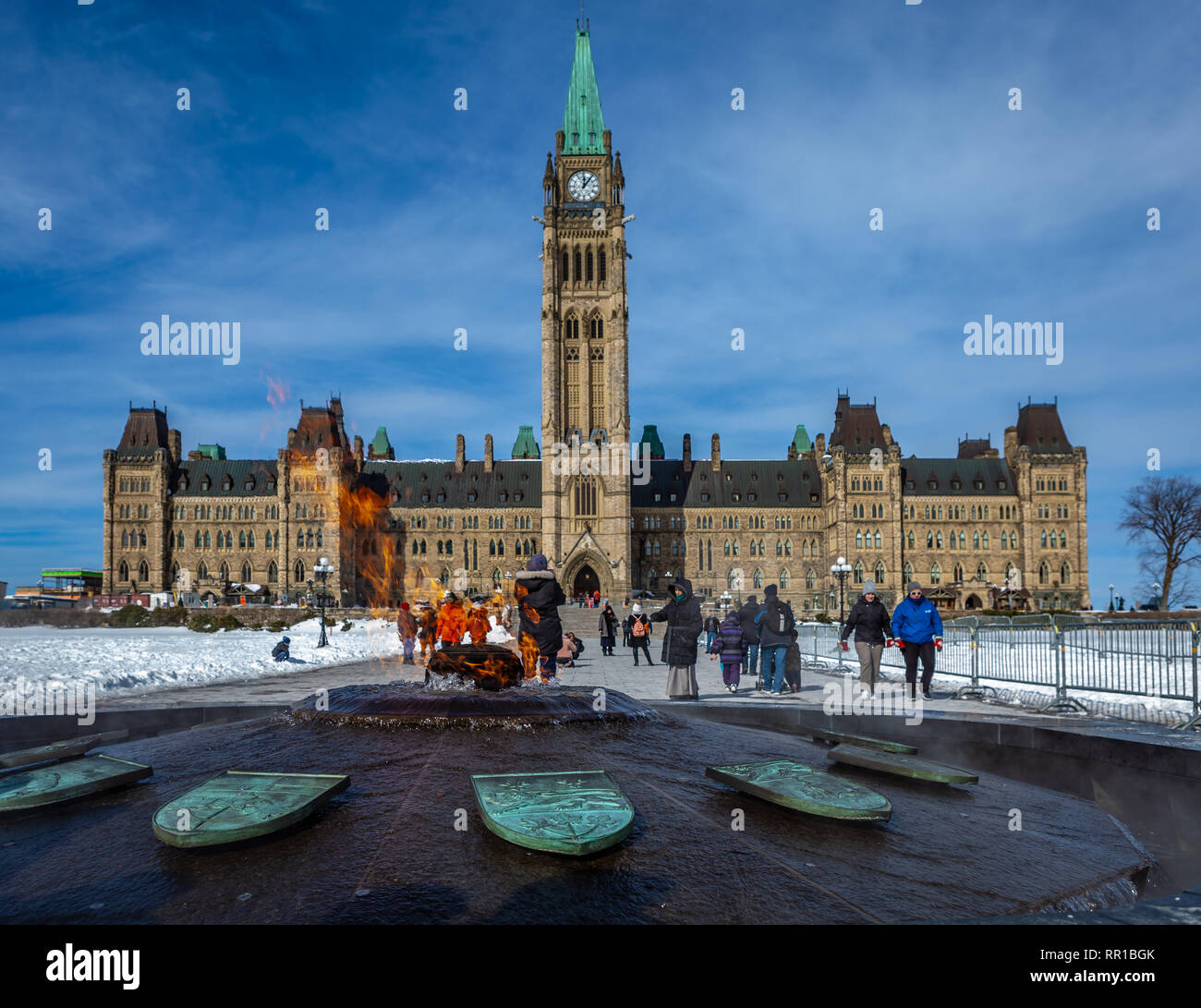 Ottawa parliament hill dramatic hi-res stock photography and images - Alamy