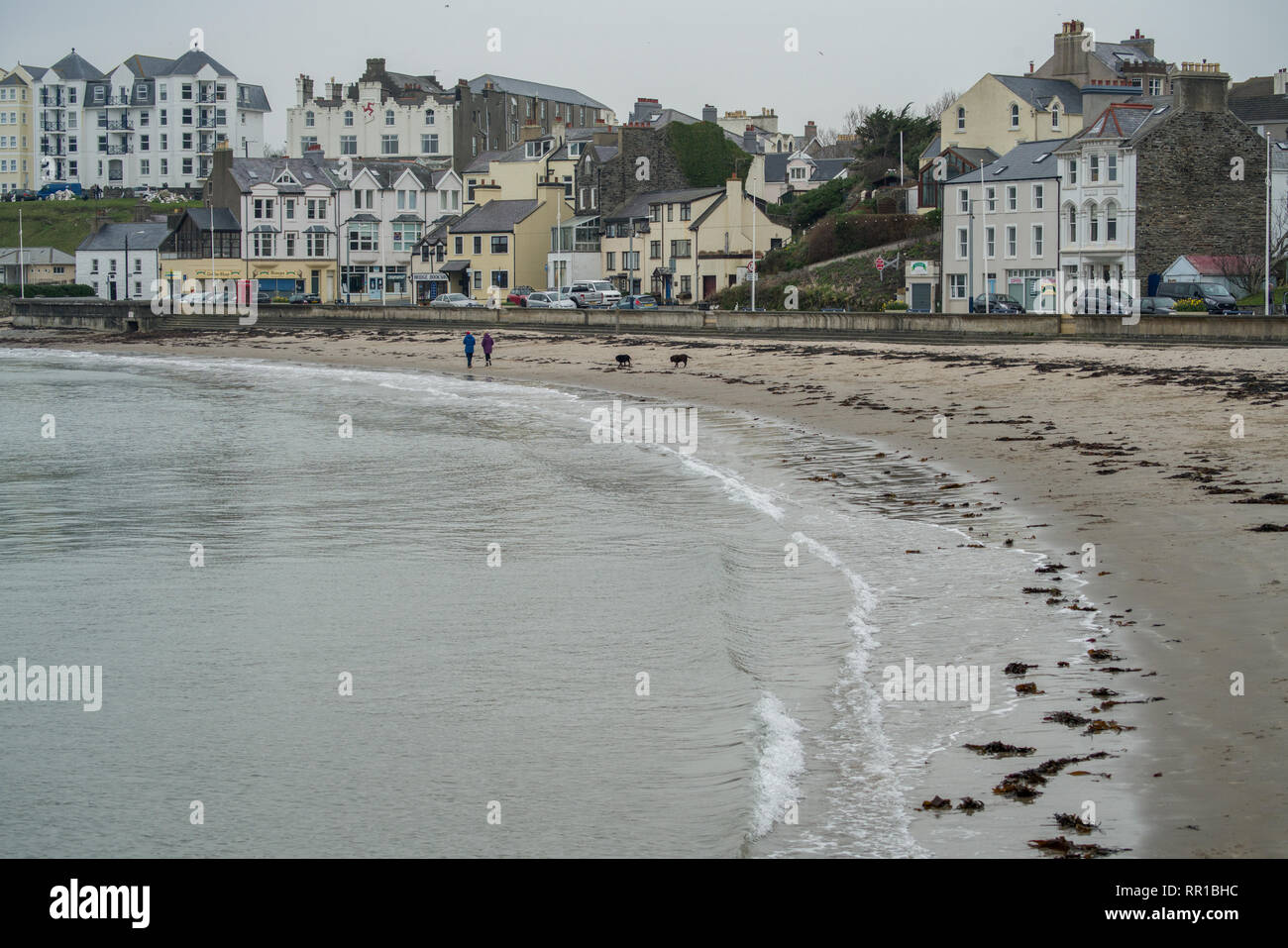 Life in Port Erin Isle of Man Stock Photo - Alamy