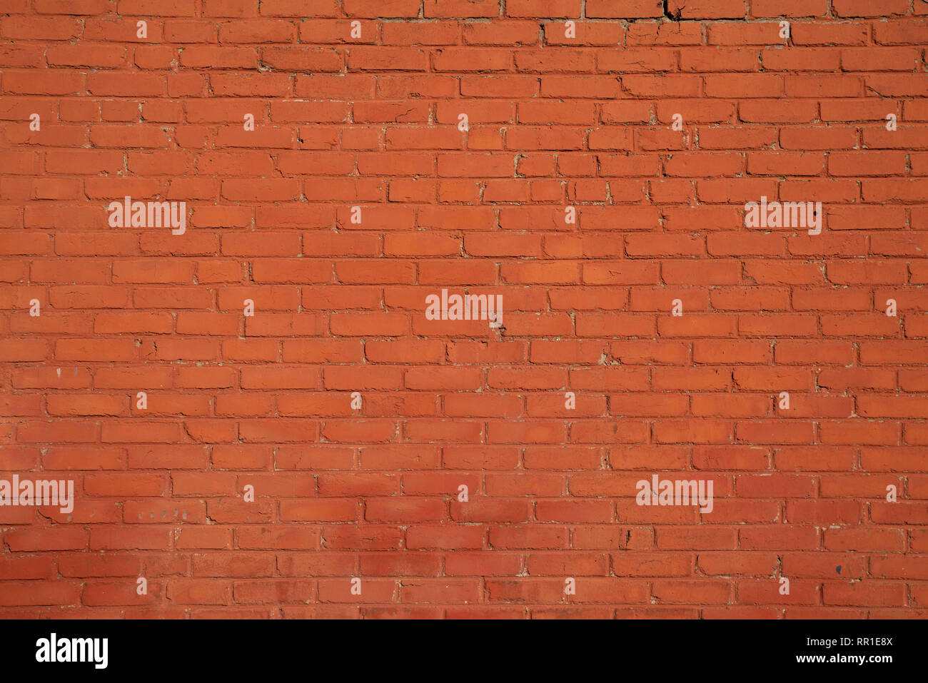 Rustic red brick wall Stock Photo - Alamy
