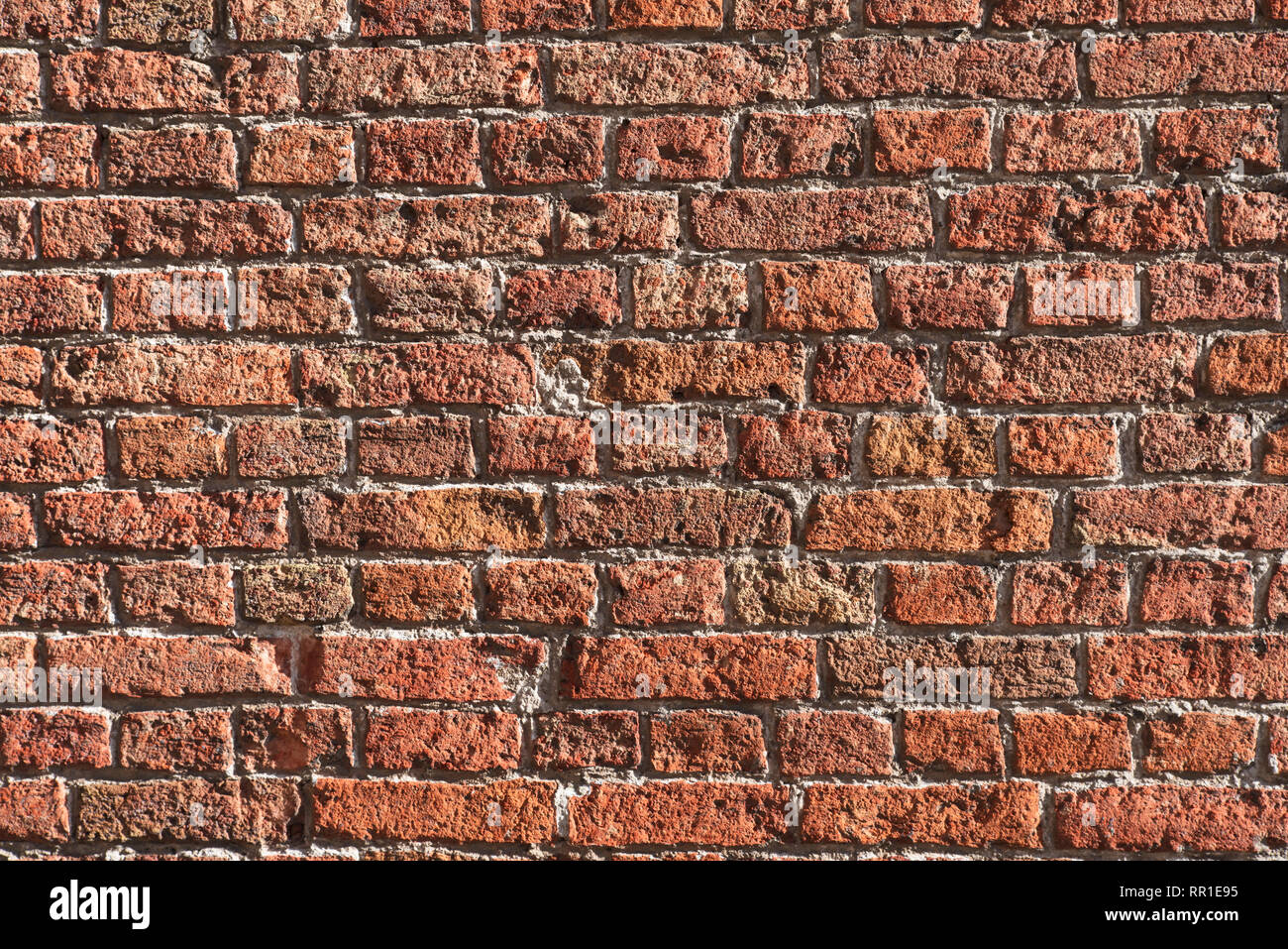 Rustic red brick wall Stock Photo - Alamy
