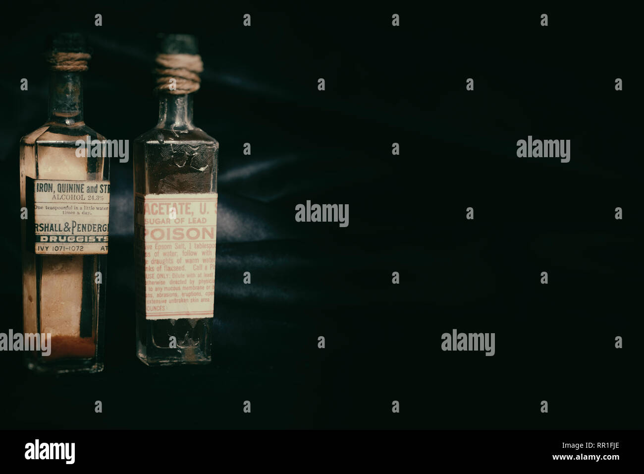 Antique chemical bottles hi-res stock photography and images - Alamy