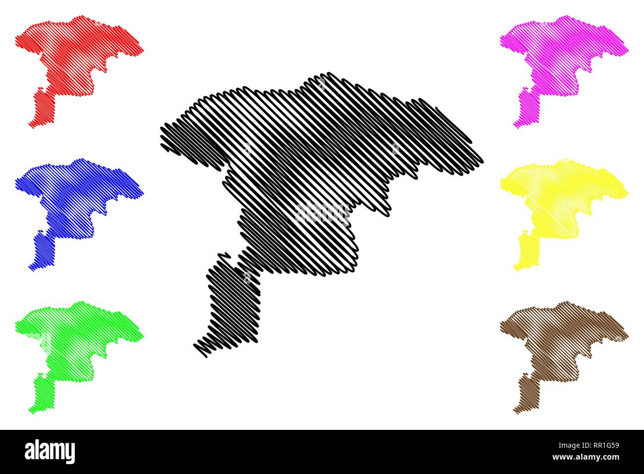 Sokoto State (Subdivisions of Nigeria, Federated state of Nigeria) map ...