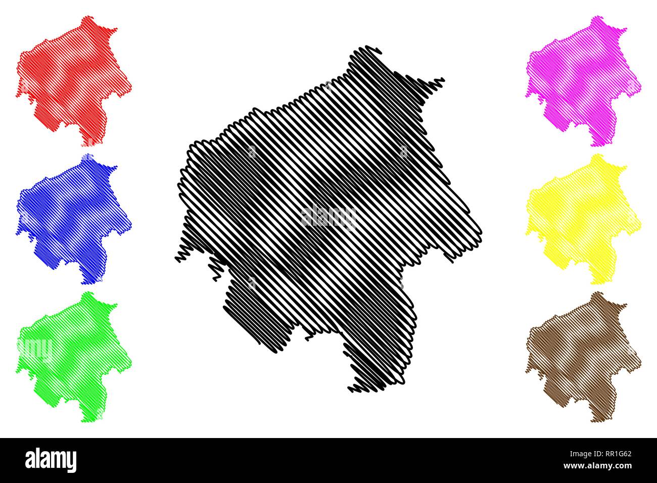 Oyo State (Subdivisions of Nigeria, Federated state of Nigeria) map ...