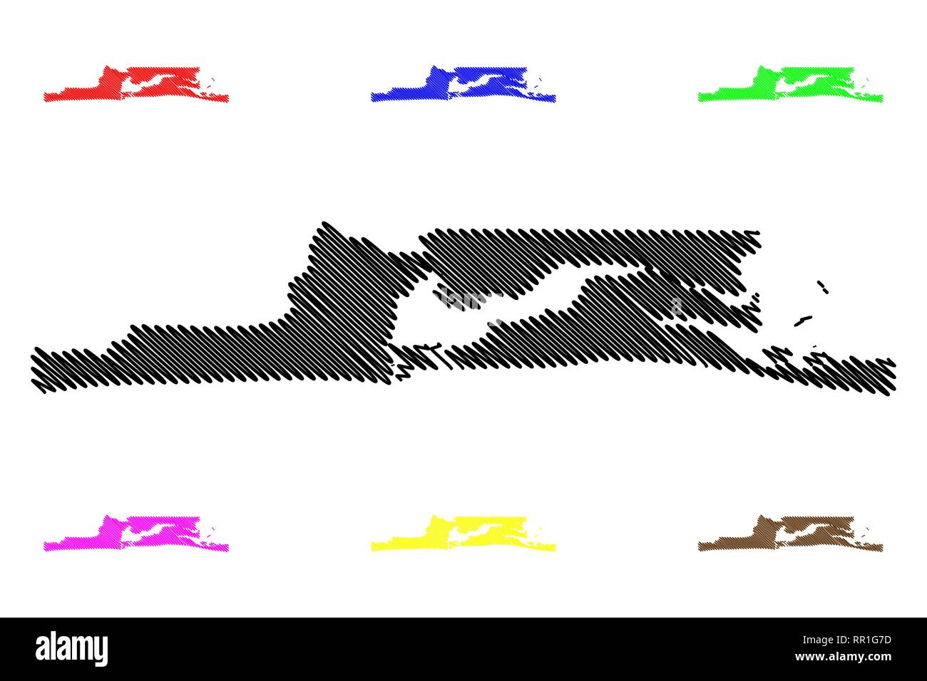 Lagos State (Subdivisions of Nigeria, Federated state of Nigeria) map ...